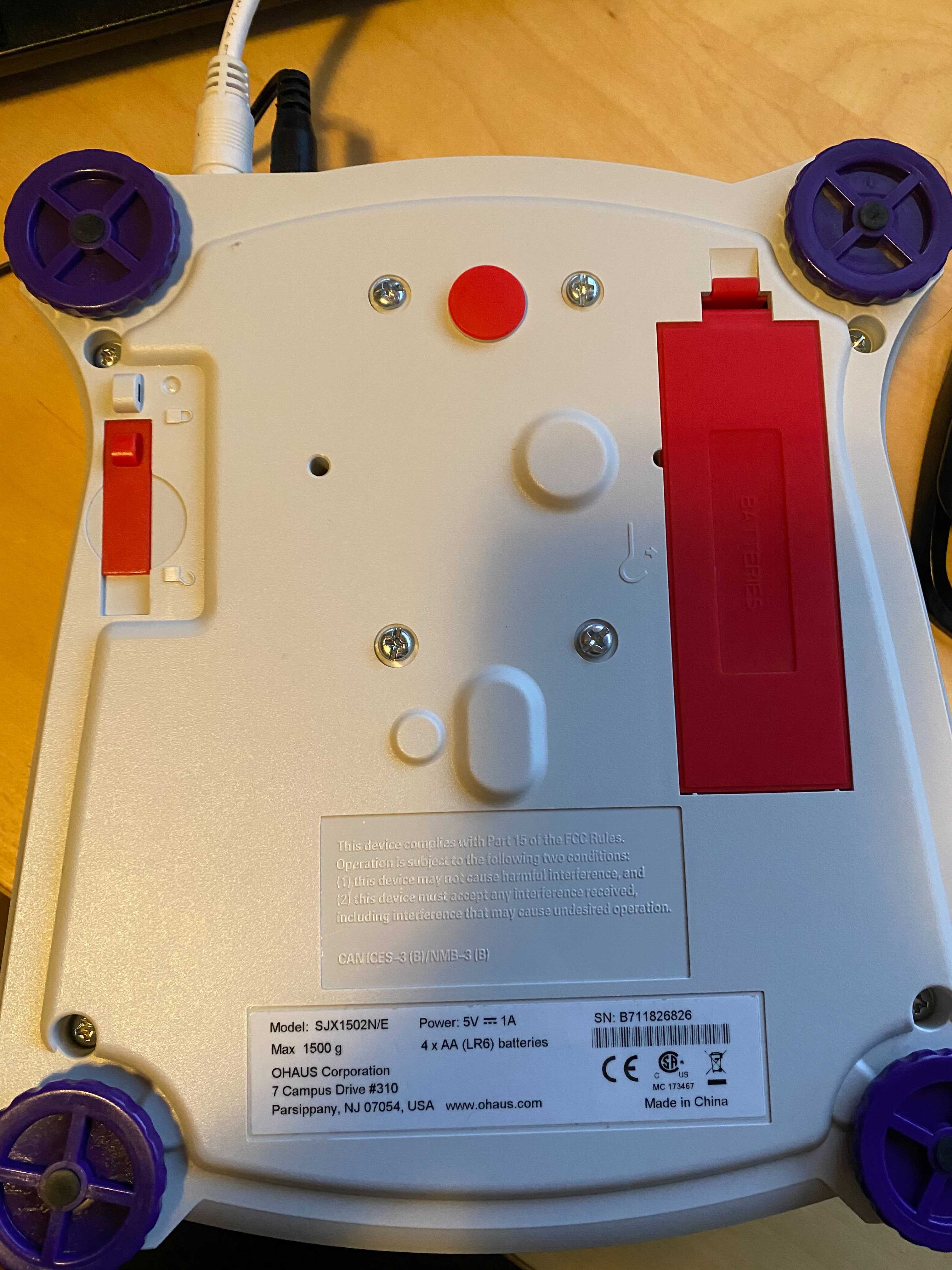 Scale: Ohaus Scout SJX/E